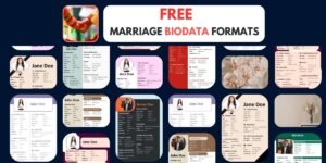 100+ Free Marriage BioData Formats - Free Download
