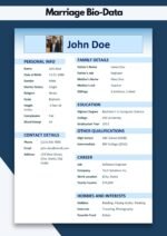 Make Marriage Biodata | Bio Data Template for Marriage in Pdf