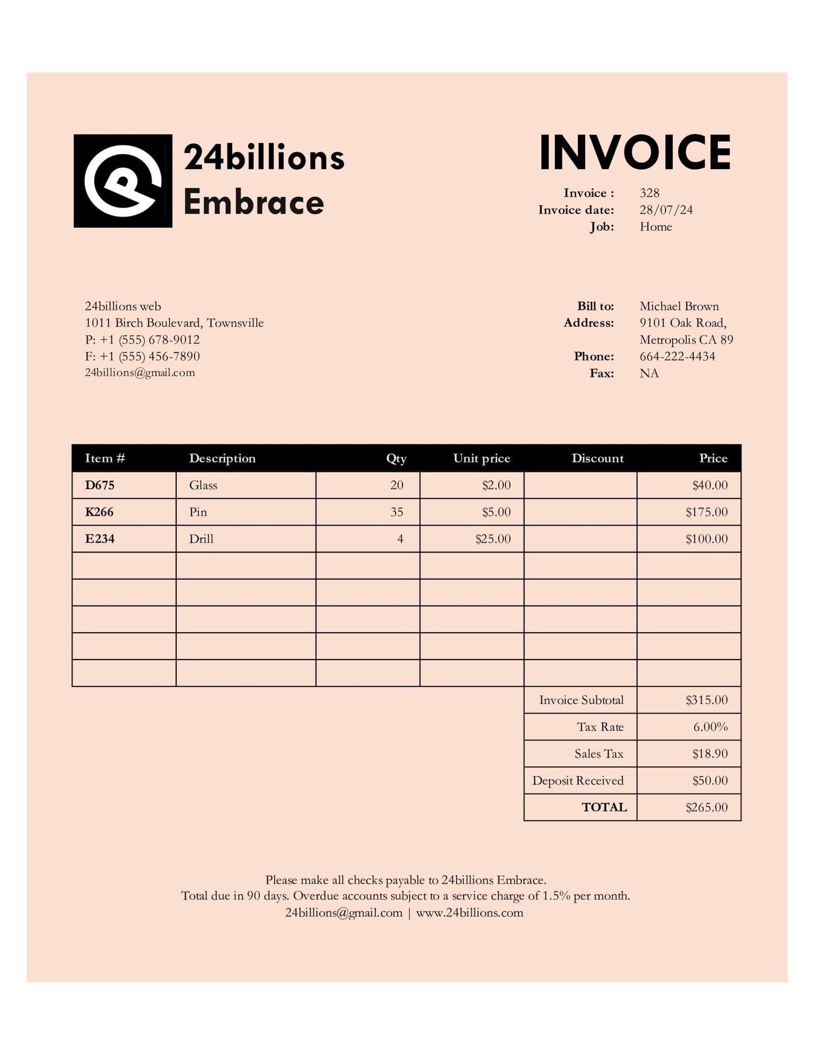 16 Free Invoice Templates - Editable Excel & PDF