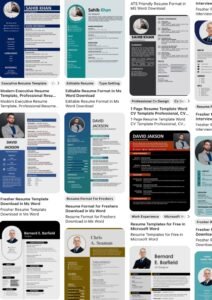 20 ATS Friendly Resume Templates