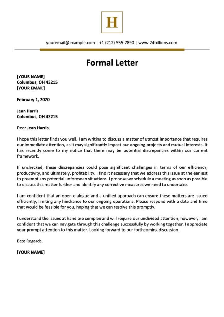 10 Letter Templates
