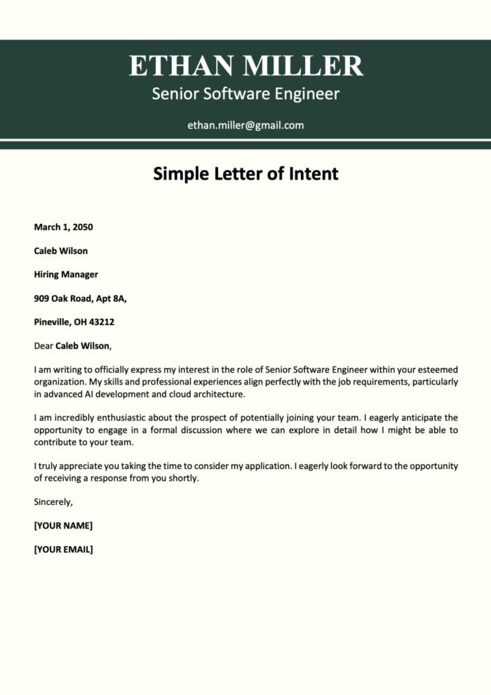 10 Letter Templates