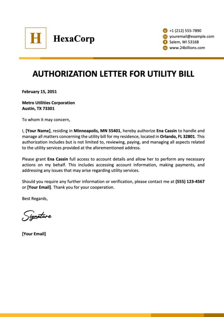 10 Letter of Authorization Templates