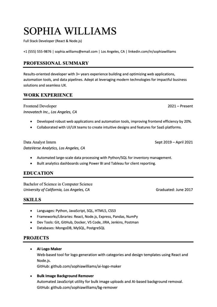 Top 10 ATS-Friendly Resume Templates for 2025
