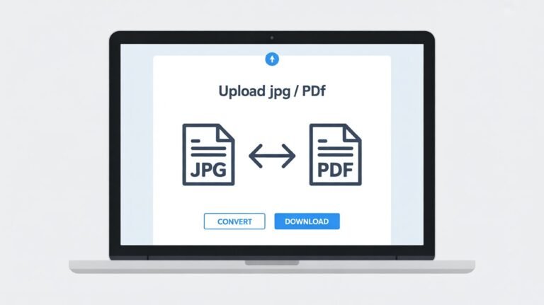 JPG to PDF & PDF to JPG Converter – Free Online Tool
